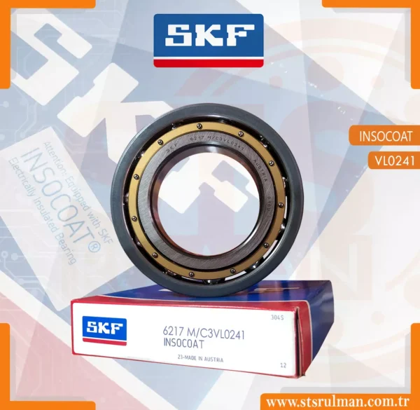 6217 C3 MVL0241 SKF Rulman (İzoleli Rulman) INSOCOAT® – STS Rulman