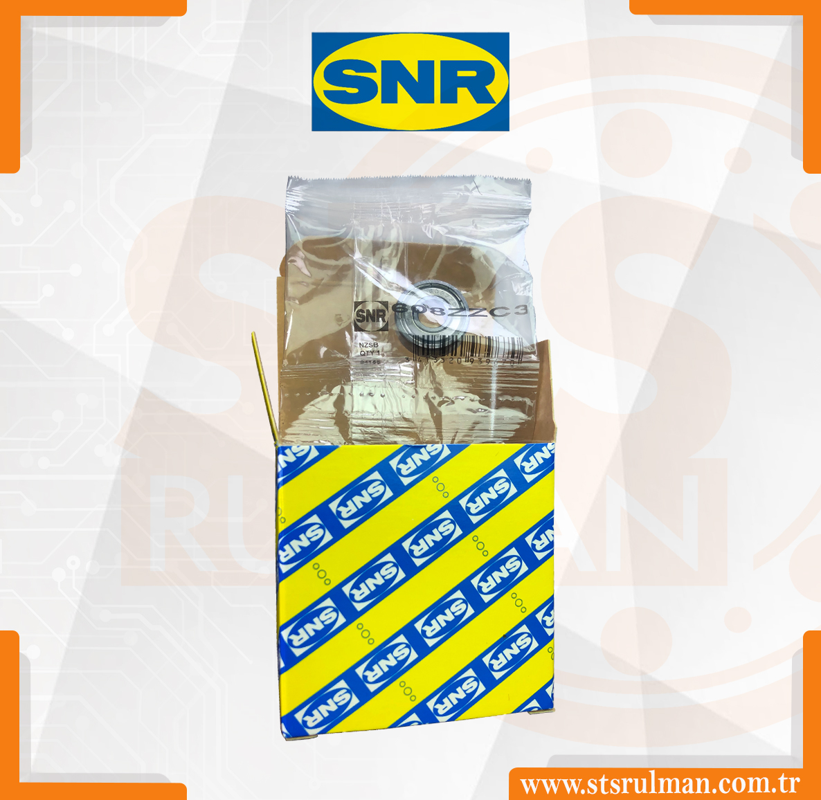 608 ZZ C3 SNR Rulman – STS Rulman