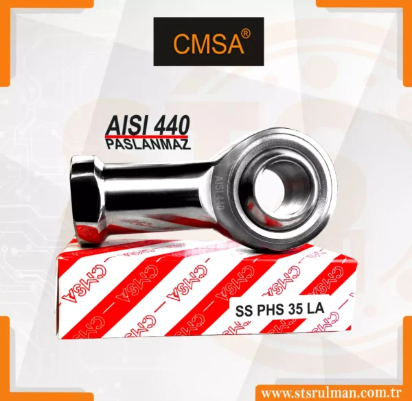 SS PHS 30 LA CMSA AISI 440 Paslanmaz Mafsal [ 30×2.0 Sol Diş] – STS Rulman